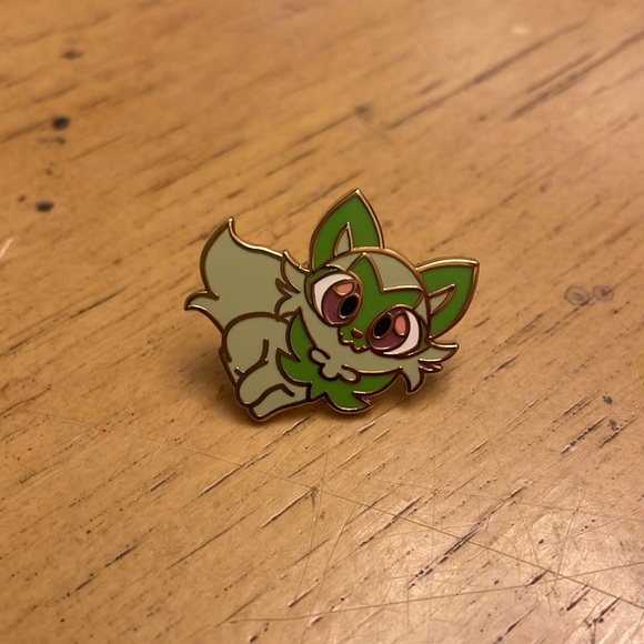 Pokemon | Toys | Sprigatito Hard Enamel Pin | Poshmark